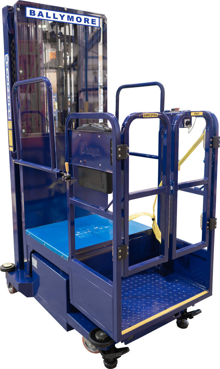 Ballymore Personnel Lift: Push-Around, Battery, 650 lb Load Capacity ...