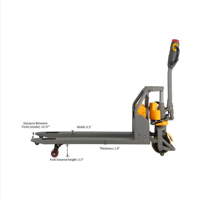 Apollolift Lithium Battery 3300Lbs Full Electric Pallet Jack Electric ...